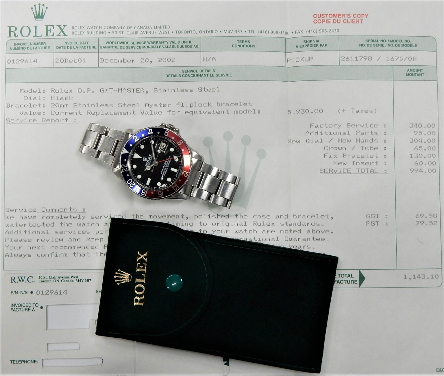 Bill Le Boeuf Jewellers - Barrie, Ontario - ROLEX
