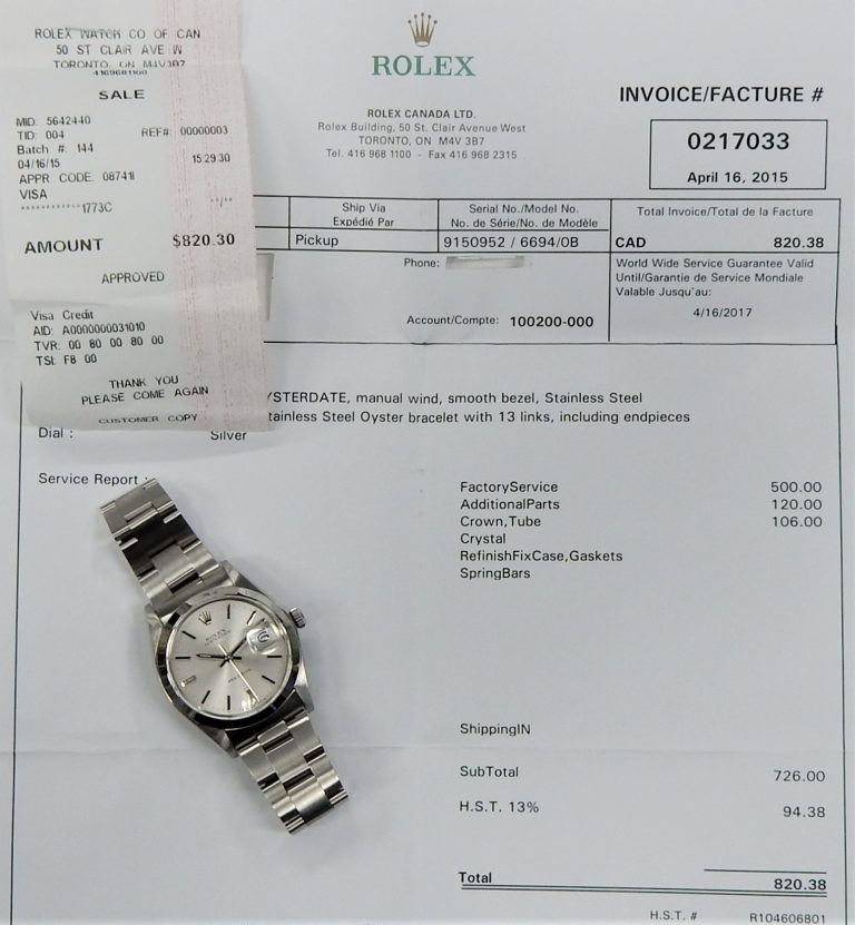 Bill Le Boeuf Jewellers - Barrie, Ontario - ROLEX